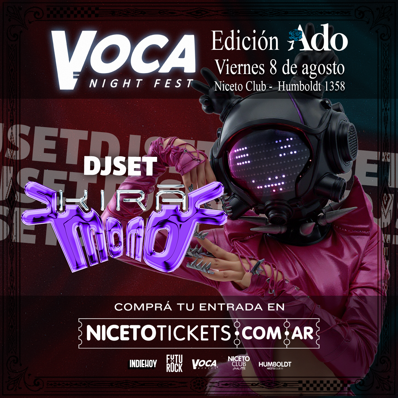 VOCA NIGHT FEST en Niceto Club, Buenos Aires