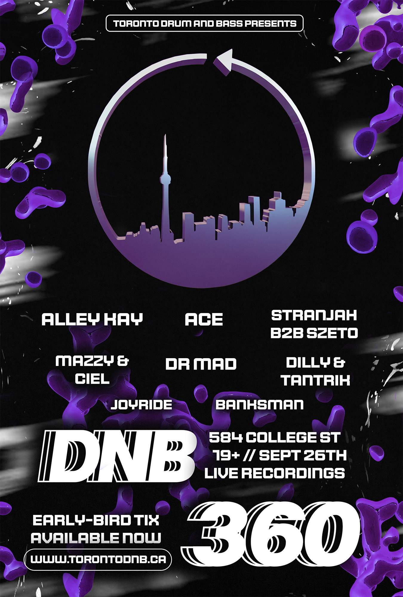 TORONTO DNB 360: Alley Kay, ACE, STRANJAH & SZETO, Dr Mad & More at ...