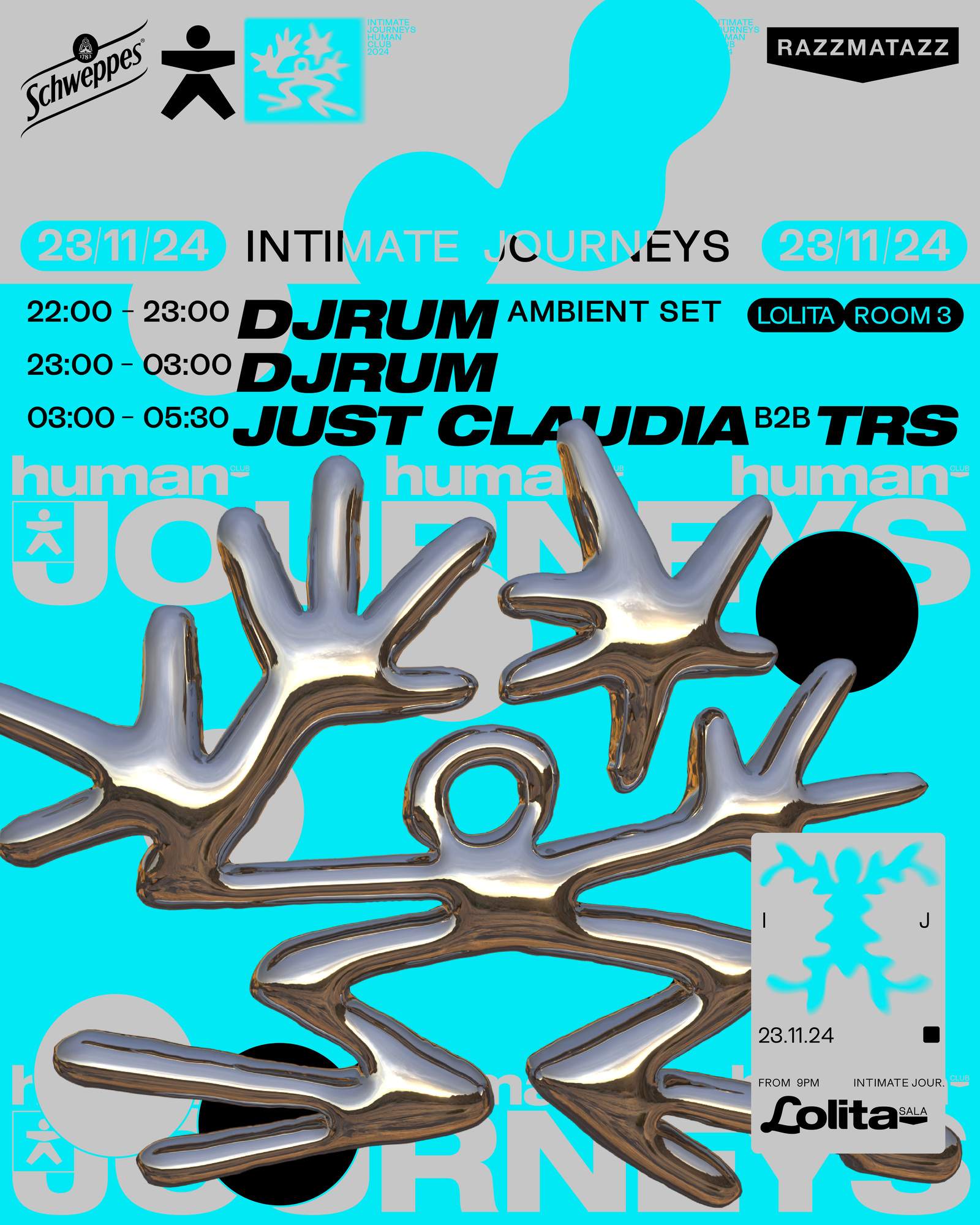 Intimate Journeys: DjRUM (5-hour set), Just Claudia b2b TRS at ...