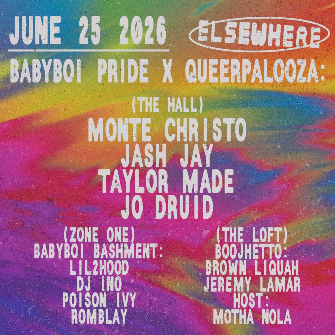 BABYBOI Pride x Queerpalooza: Monte Christo, Jash Jay, Taylor Made ...