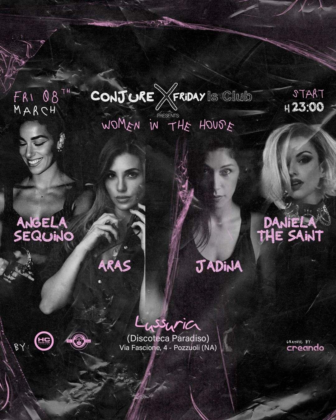 Conjure x Friday is Club FIC at Discoteca Paradiso, Naples