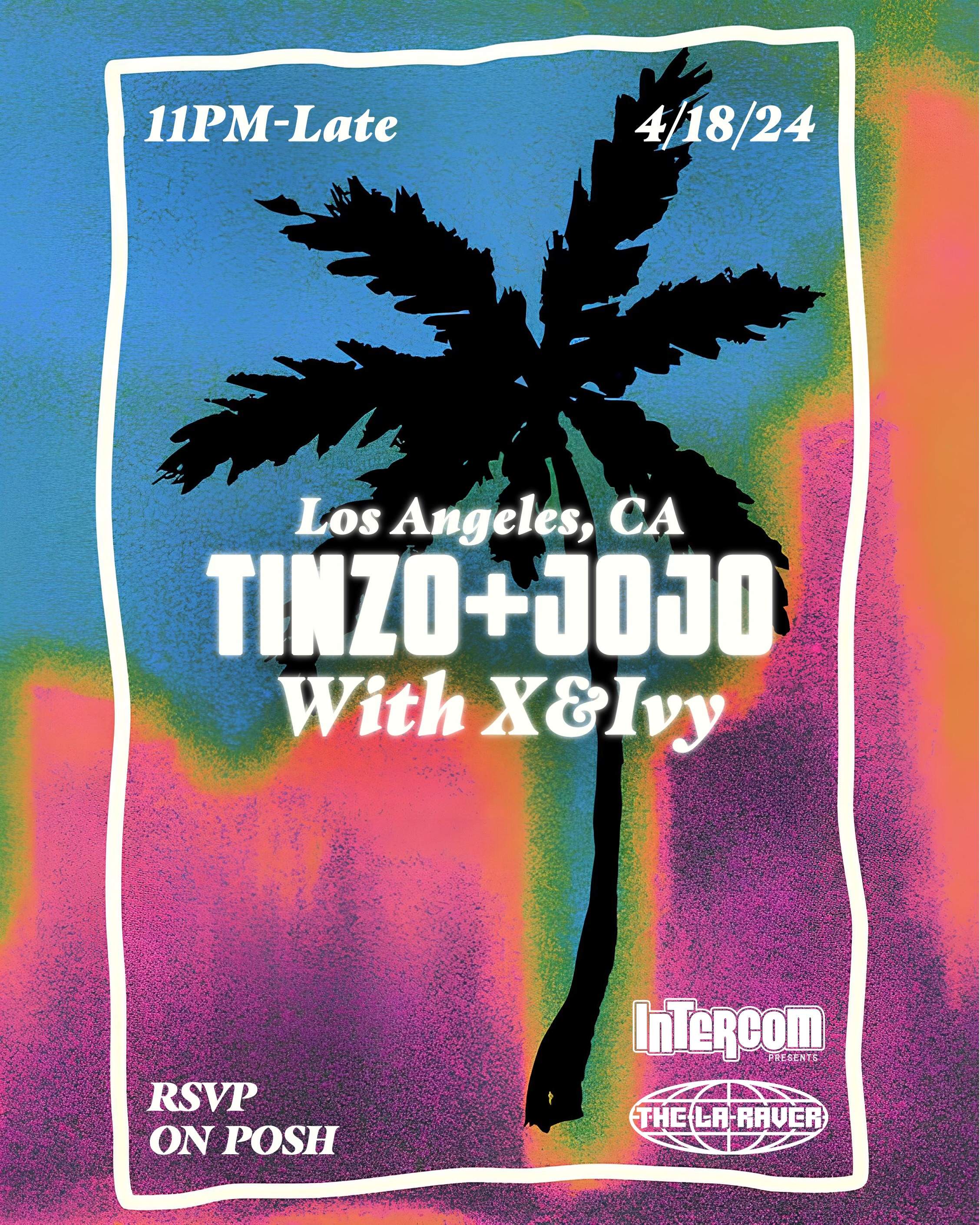 Tinzo + Jojo from Book Club Radio at TBA - DTLA, Los Angeles