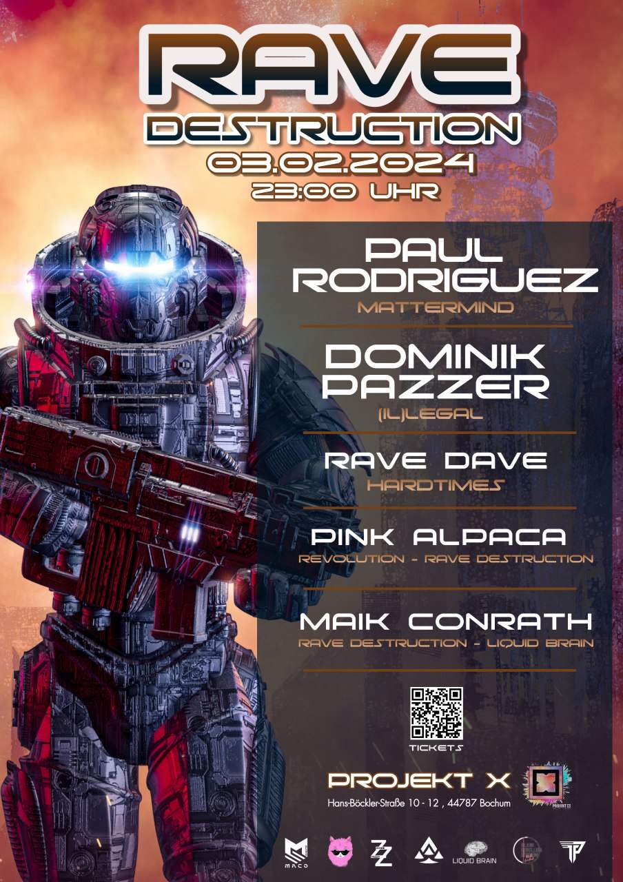 RAVE Destruction bei Projekt X, Bochum