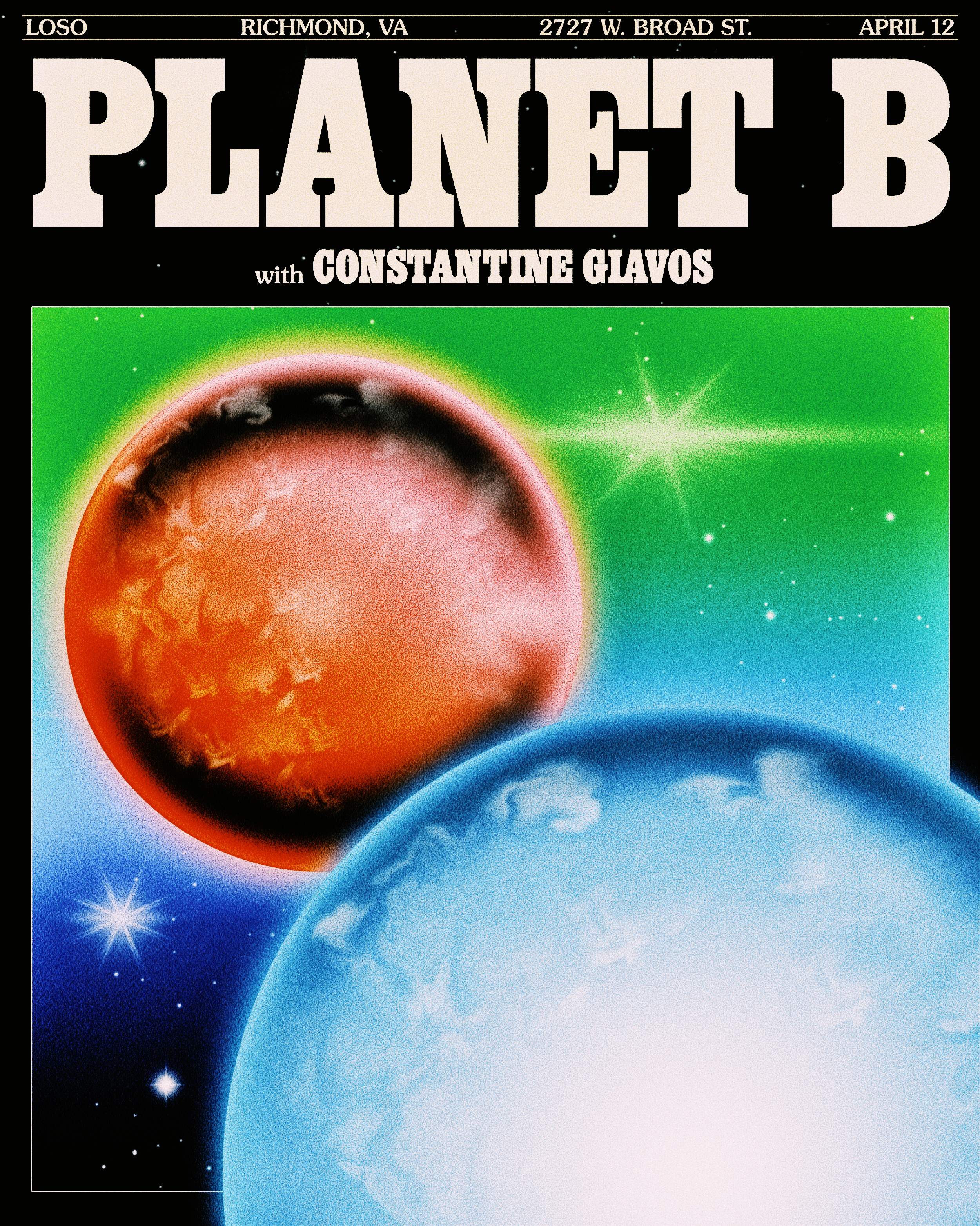 Planet B + Constantine Giavos en The Jungle Room, Richmond