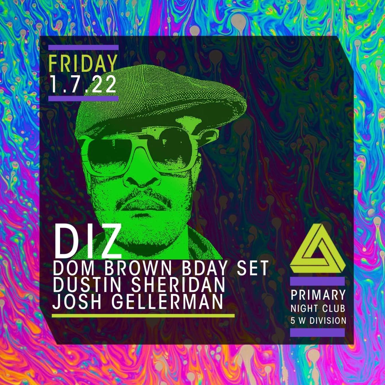 Primary Presents: DIZ // Dustin Sheridan // Josh Gellerman + Dom Brown ...
