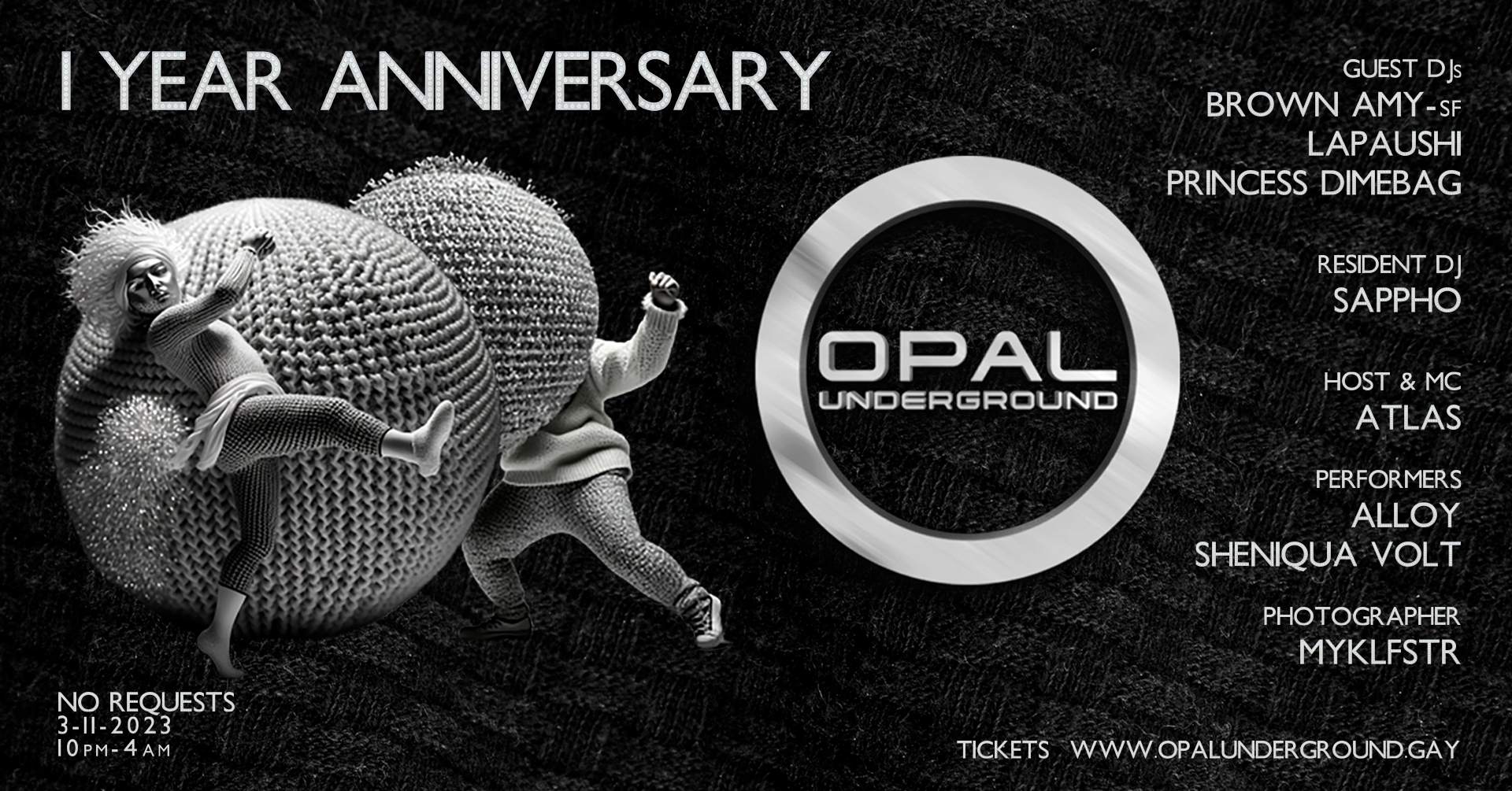 Opal Underground: Celebrating 1 Year of Queer House, Techno, Club ...