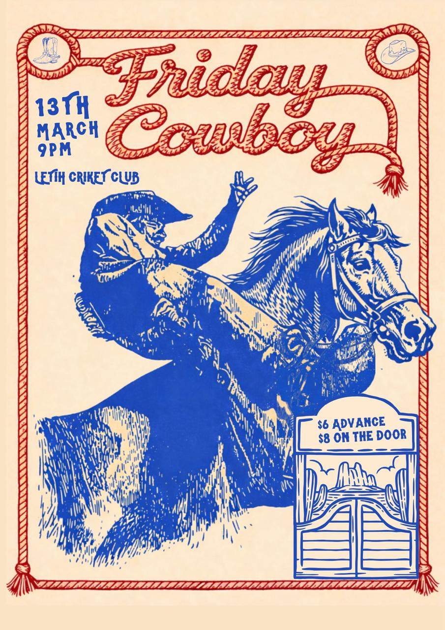 Friday Cowboy at Leith FAB Cricket Club, Edinburgh