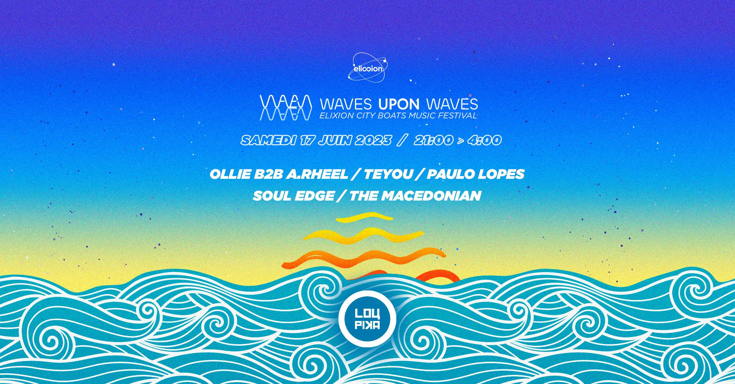 Waves Upon Waves Festival at Péniche Loupika, Lyon