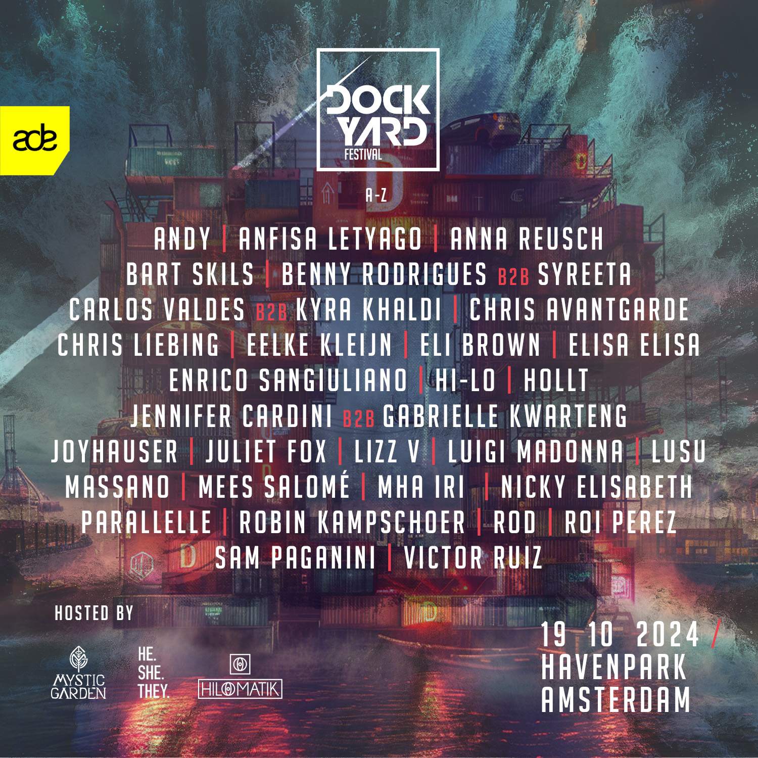 Dockyard Festival ADE 2024 at Havenpark, Amsterdam · Tickets