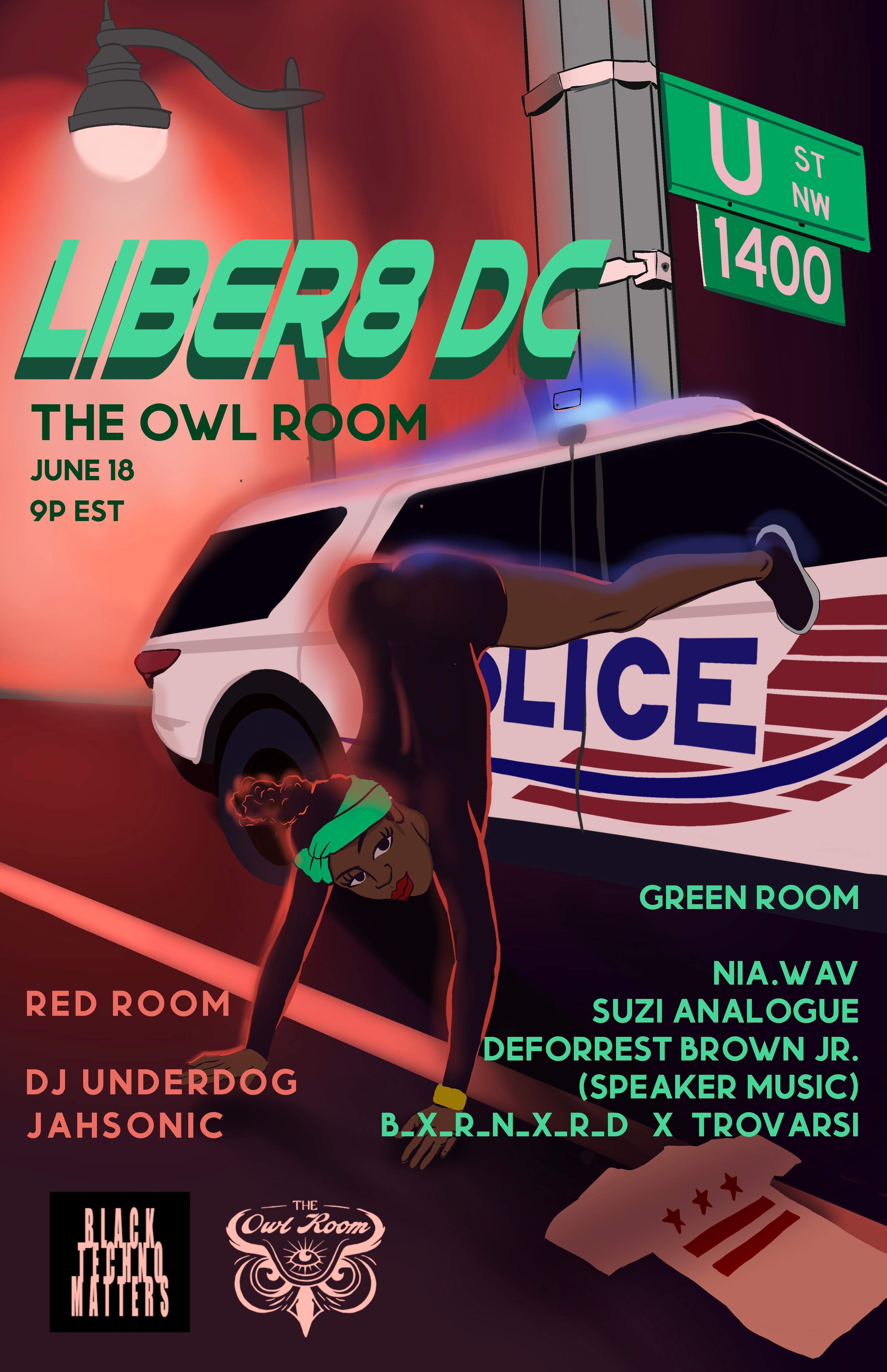 Liber8 DC en The Owl Room, Washington DC