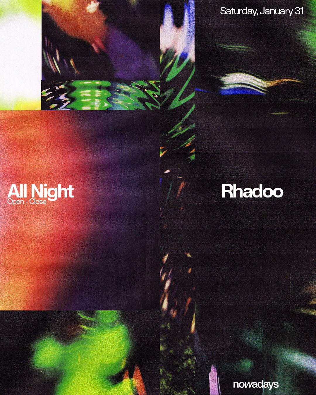 Rhadoo All Night at Nowadays, New York City