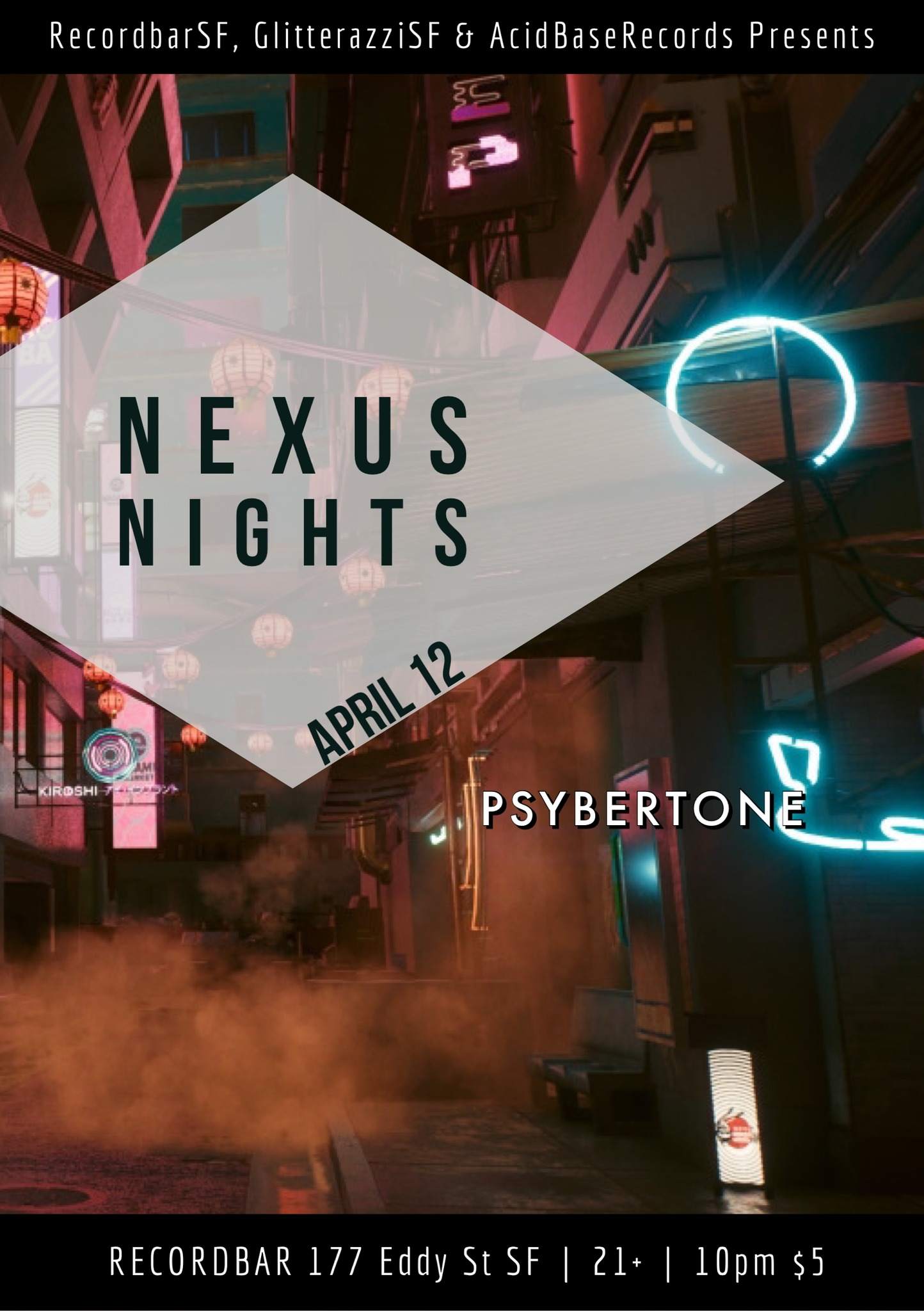 Nexus Nights at The Record Bar, San Francisco/Oakland