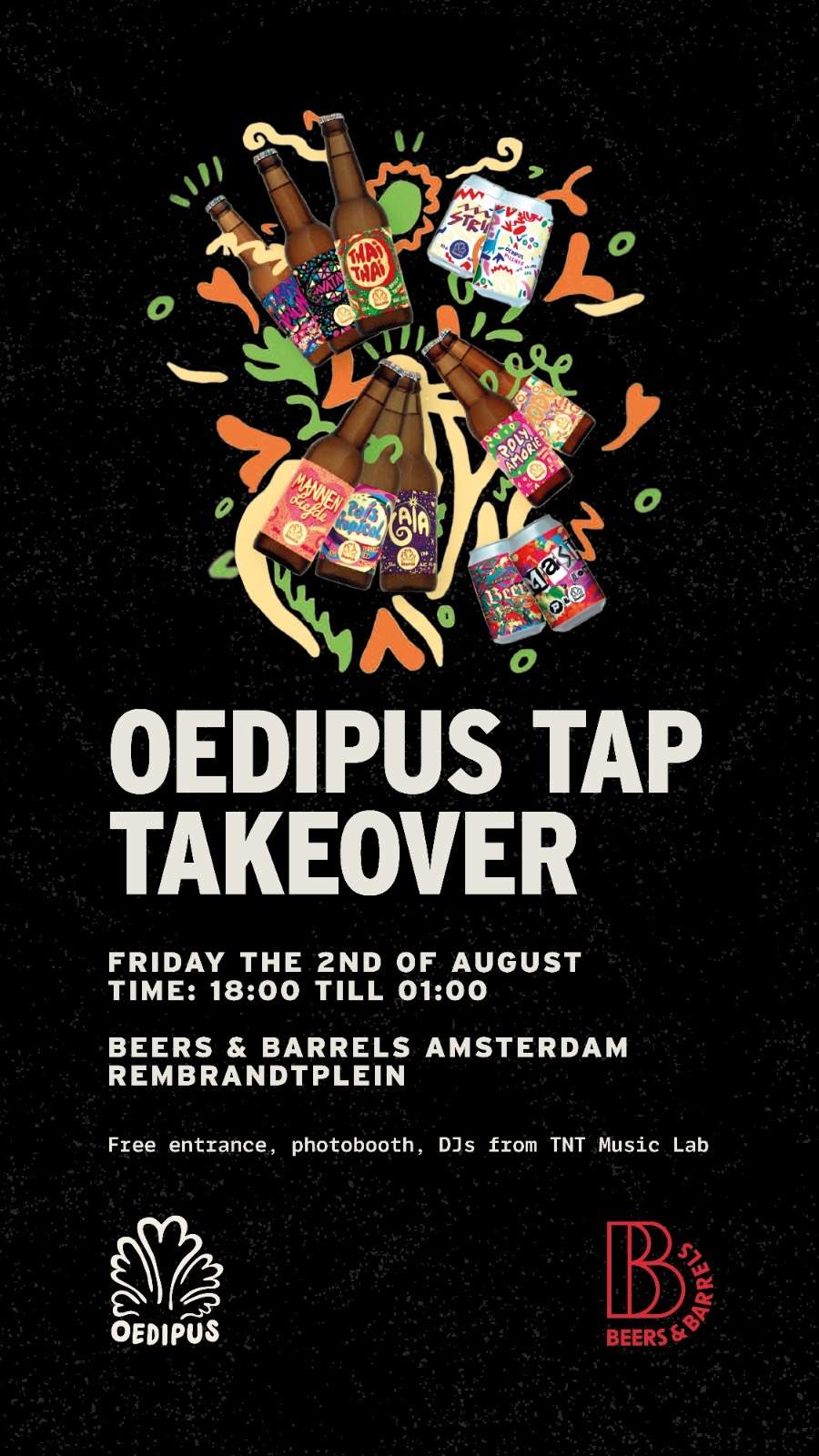 TNT X Oedipus Pride Take-over at Beers & Barrels at Beers & Barrels ...