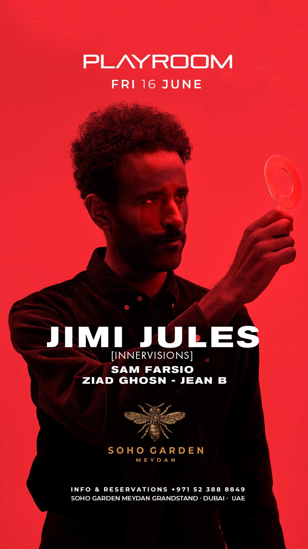 Jimi Jules at Playroom DXB at Soho Garden DXB, Dubai