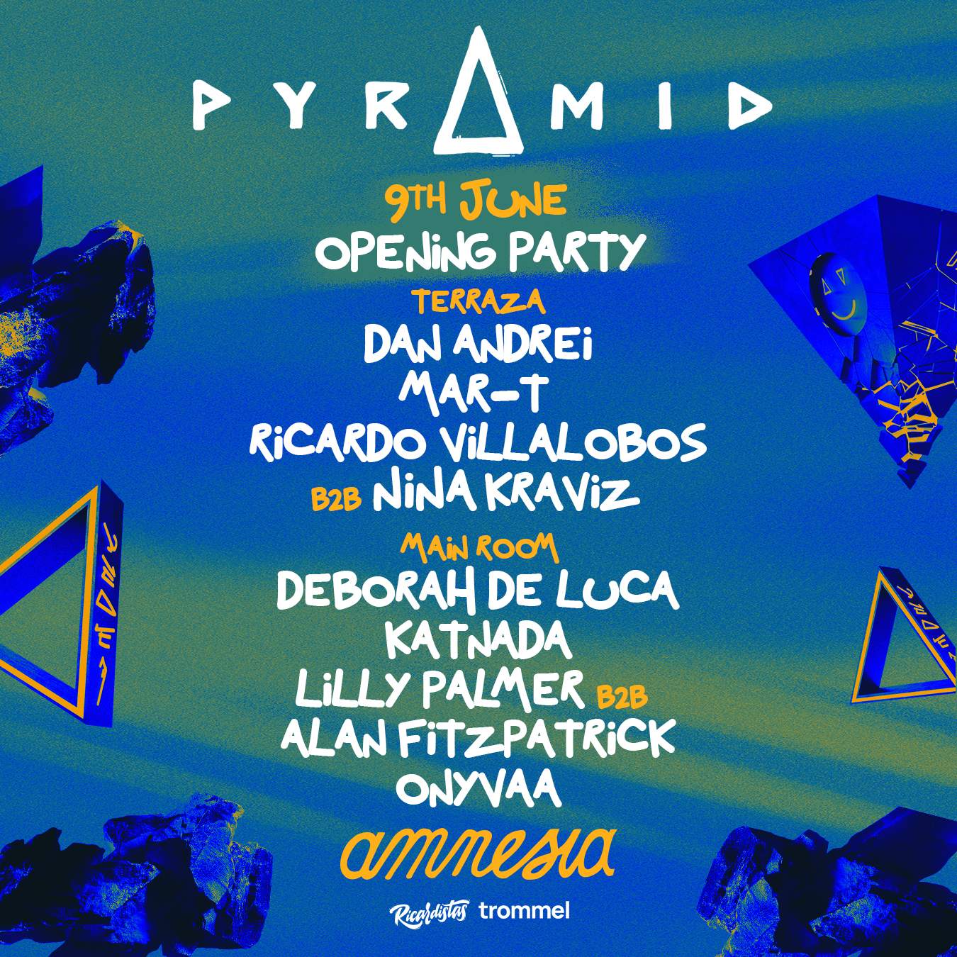 Pyramid Opening Party at Amnesia Ibiza, Ibiza