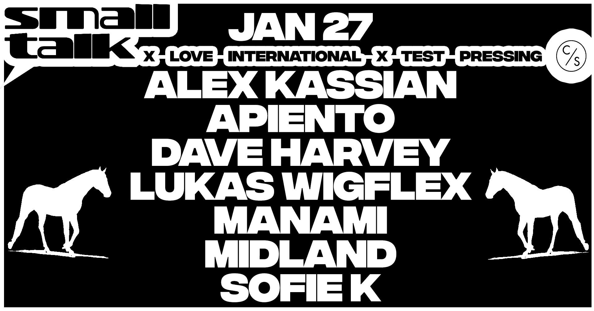 Small Talk x Love International w/ Midland, Manami, Alex Kassian at ...