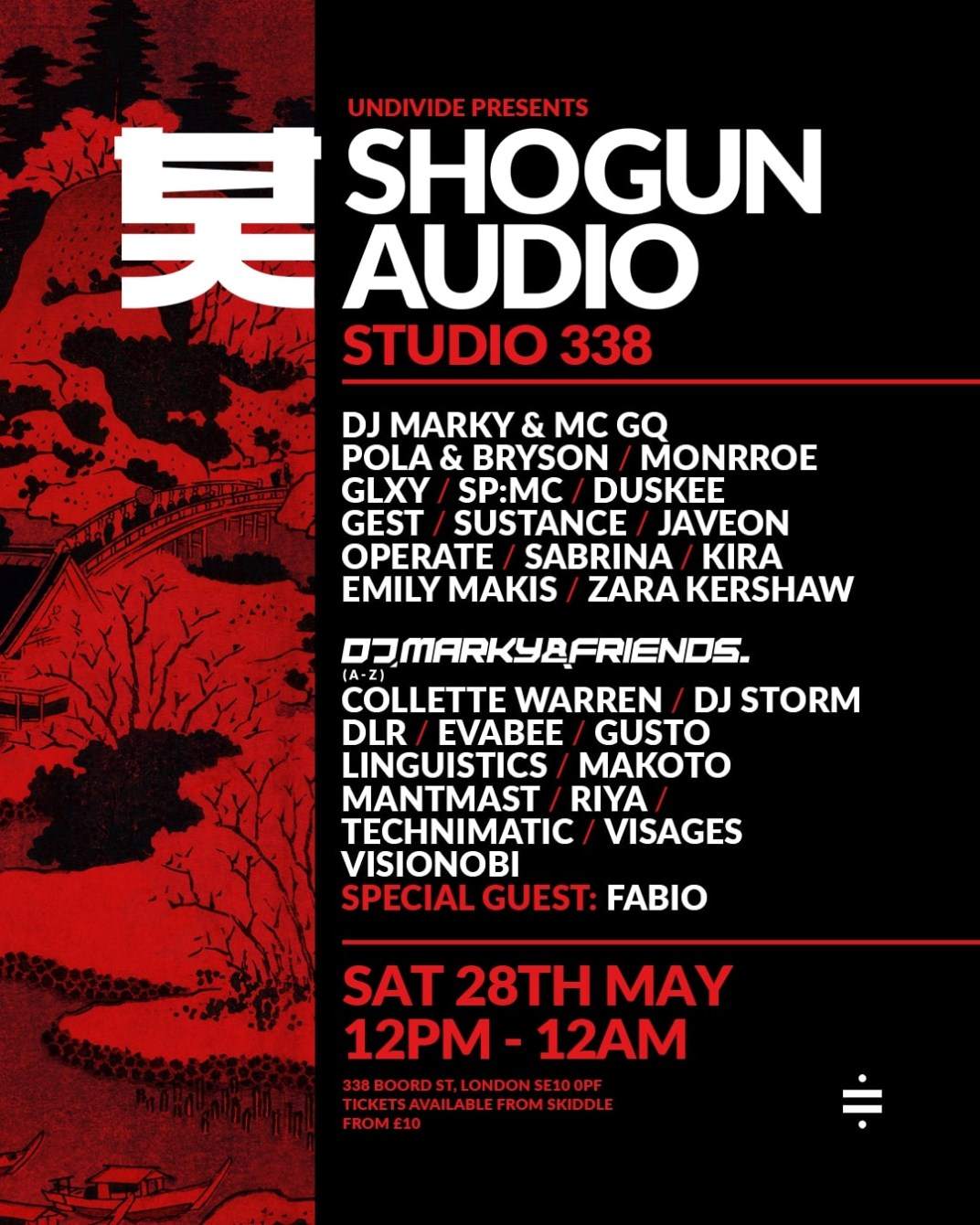 Shogun Audio x DJ Marky & Friends bei Studio 338, London