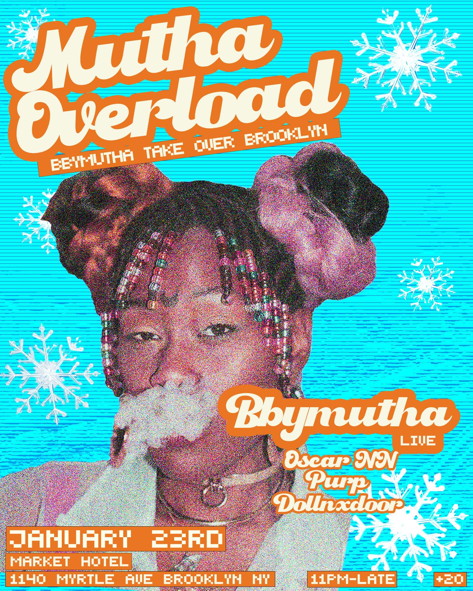 MUTHA OVERLOAD: Bbymutha CLUB TAKEOVER at Market Hotel, New York City