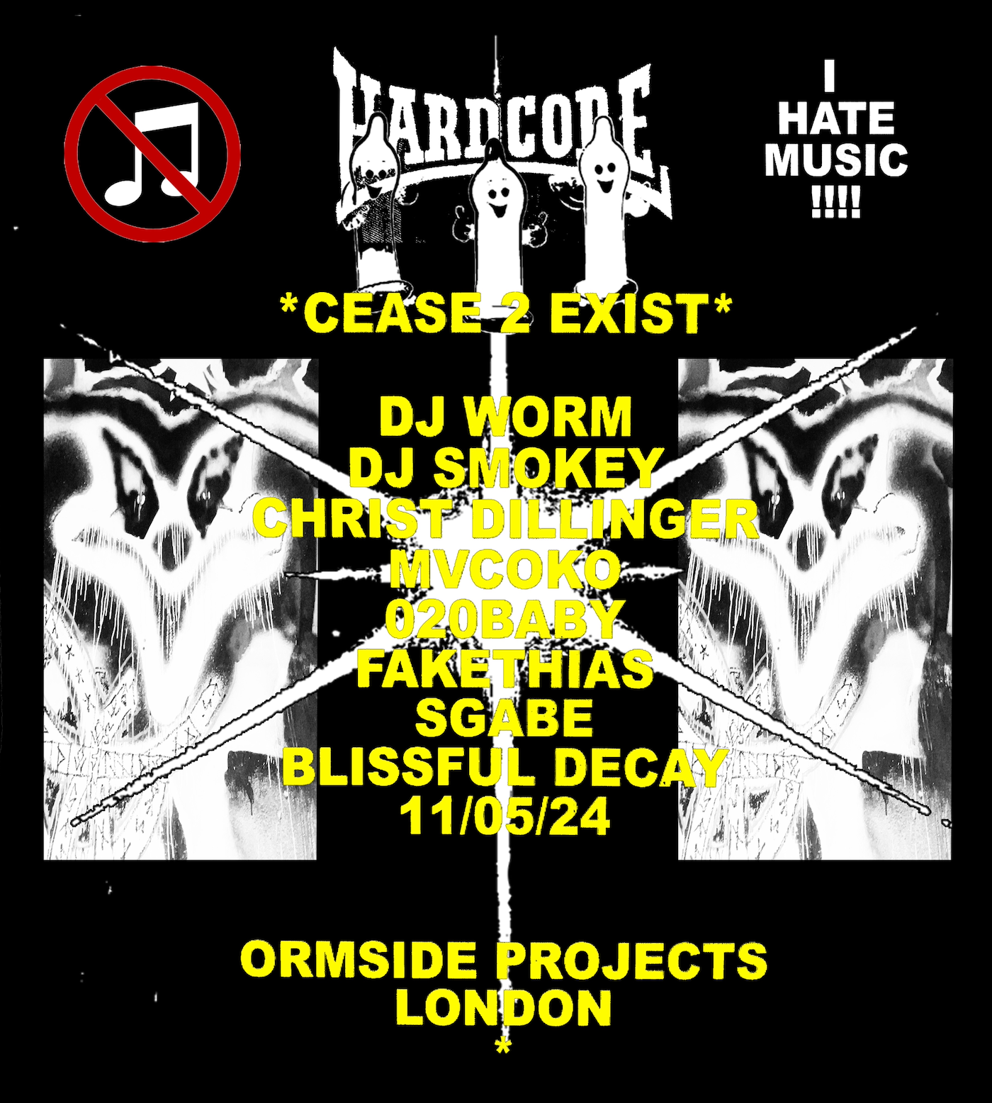Cease 2 Exist London: Christ Dillinger, DJ Smokey and DJ Worm at ...
