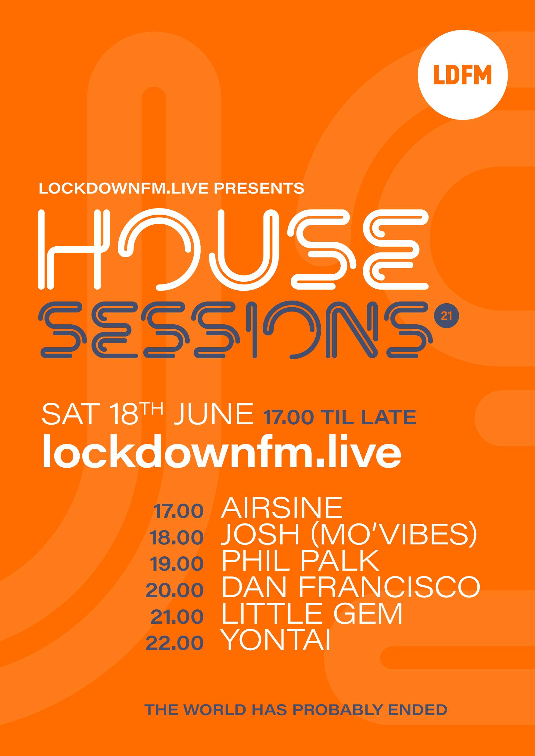LDFM House Sessions 21 at Livestream, Streamland