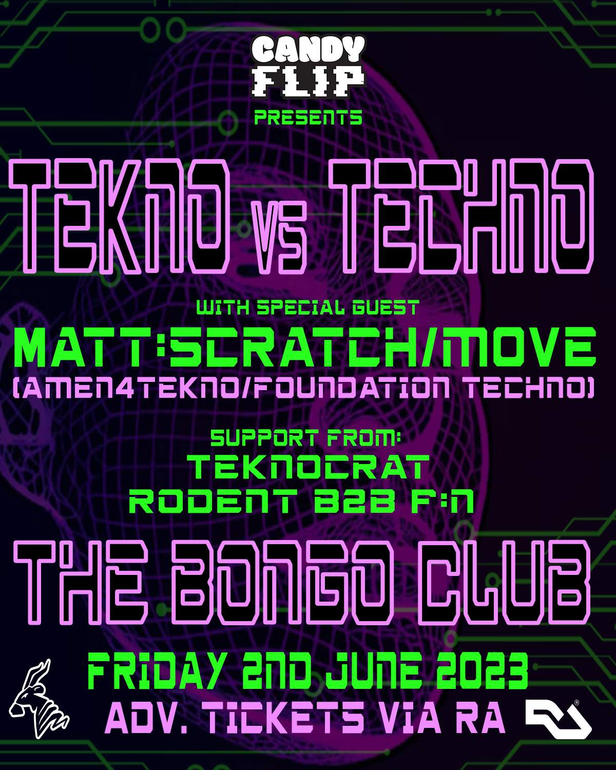 Candy Flip presents: TEKNO vs TECHNO with Matt:Scratch, M0VE + more at ...