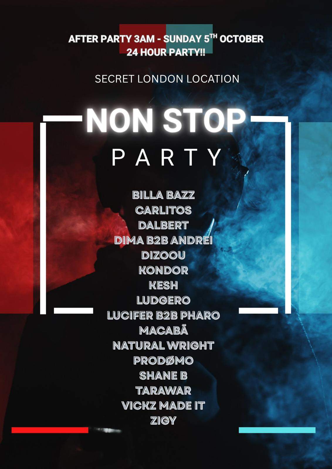 Non Stop Party at TBA, London