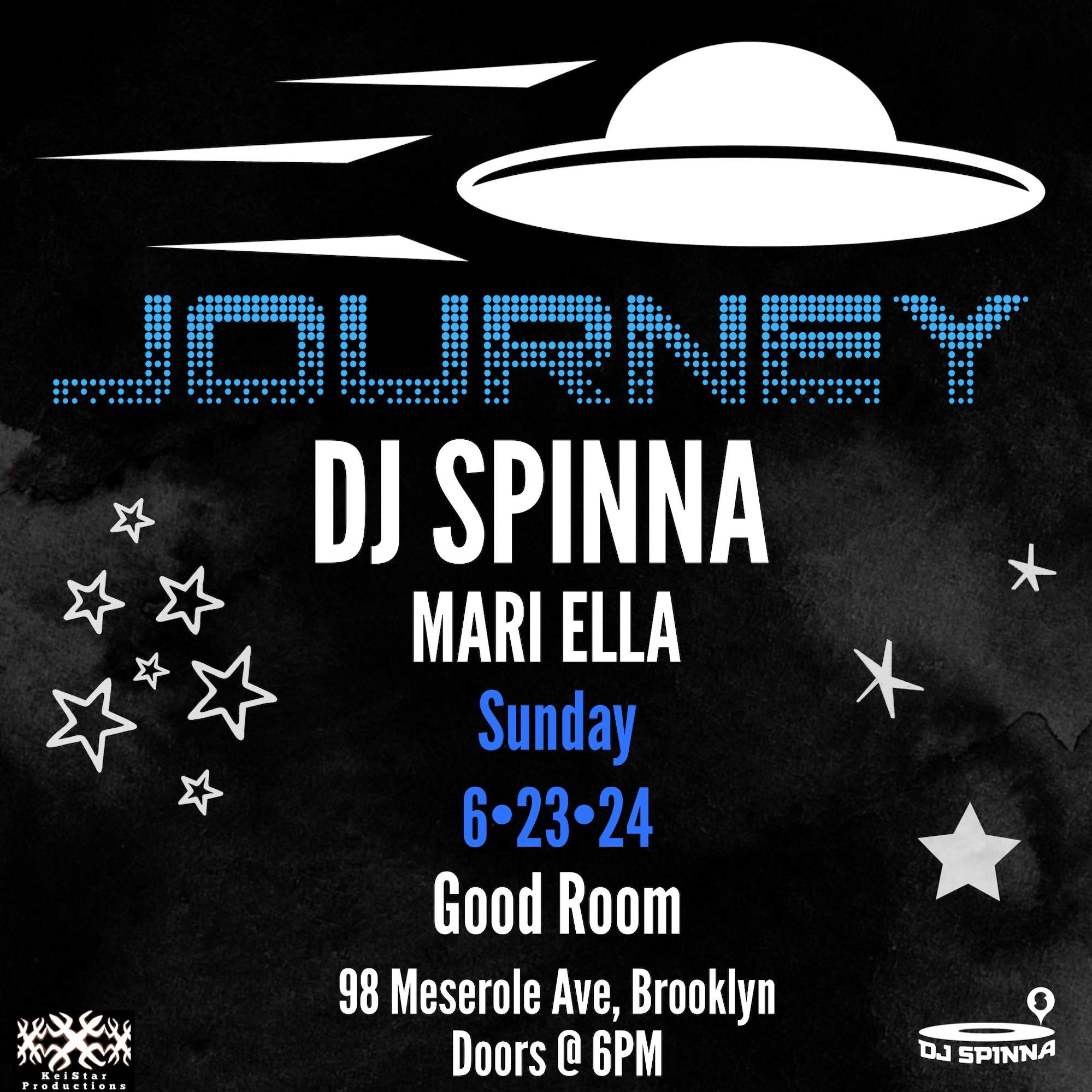 Journey with DJ Spinna, Mari Ella at Good Room, New York City