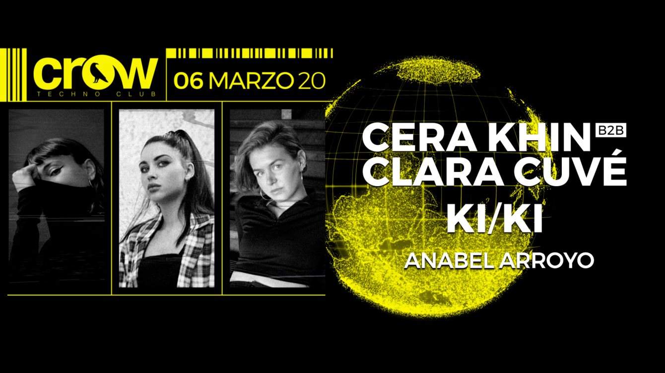 Cera Khin B2B Clara Cuve & KI/KI en Crow Techno Club at LAB theCLUB, Madrid