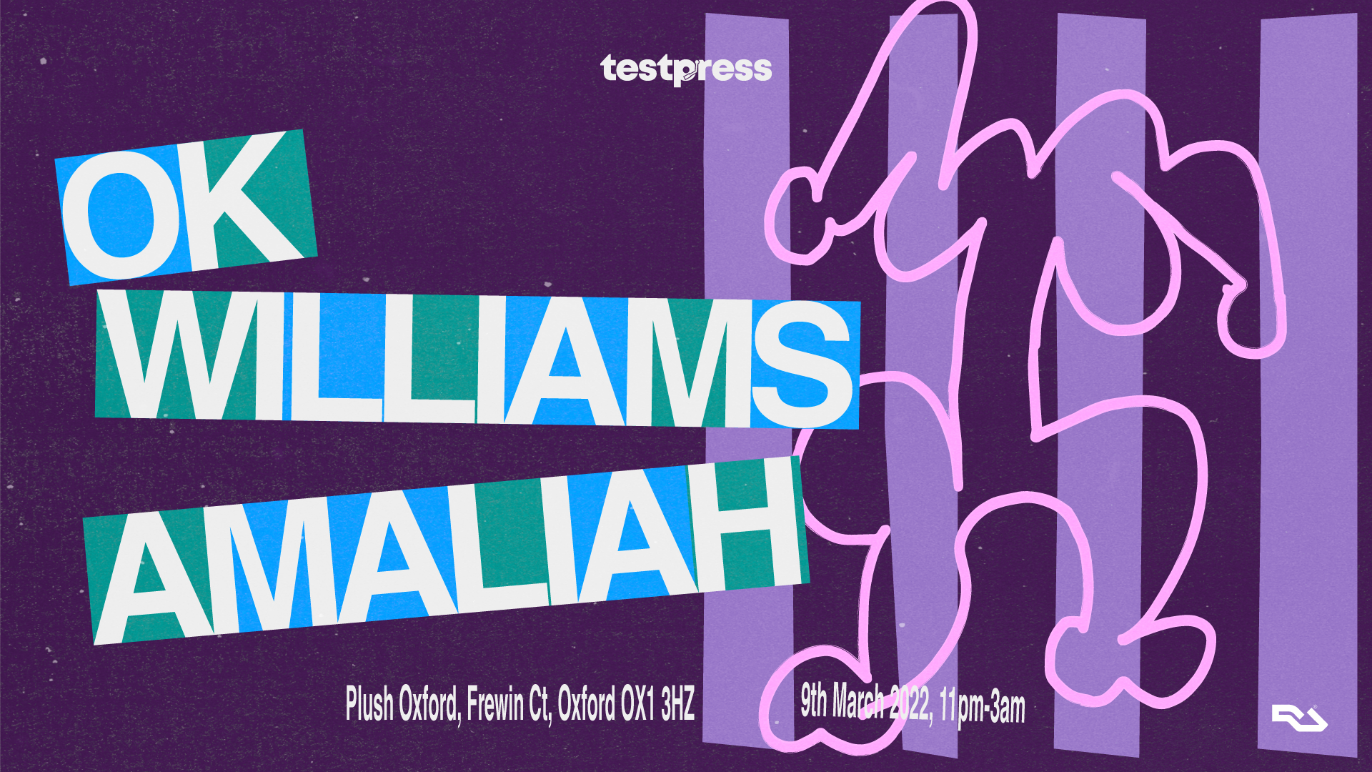 Testpress: OK Williams & Amaliah bij Plush Oxford, South + East