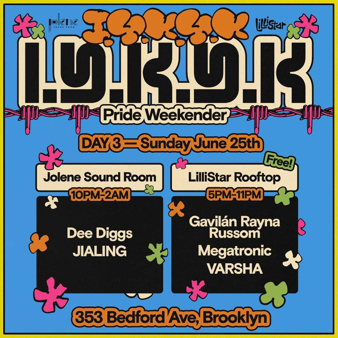 I.Y.K.Y.K. PRIDE WEEKENDER // DAY 3 // Dee Diggs & JiaLing en Jolene ...