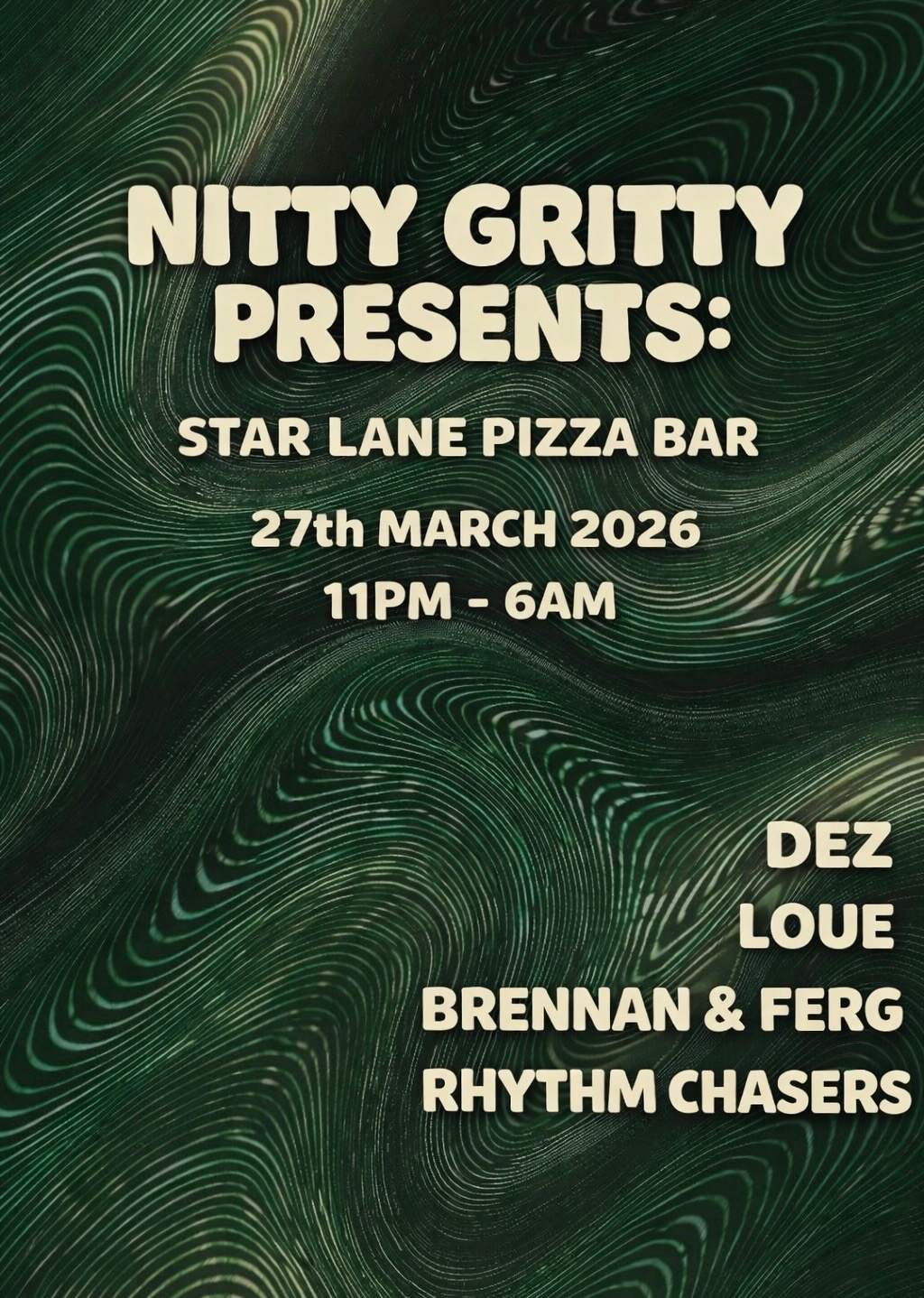 Nitty Gritty Music at Starlane Pizza Bar, London