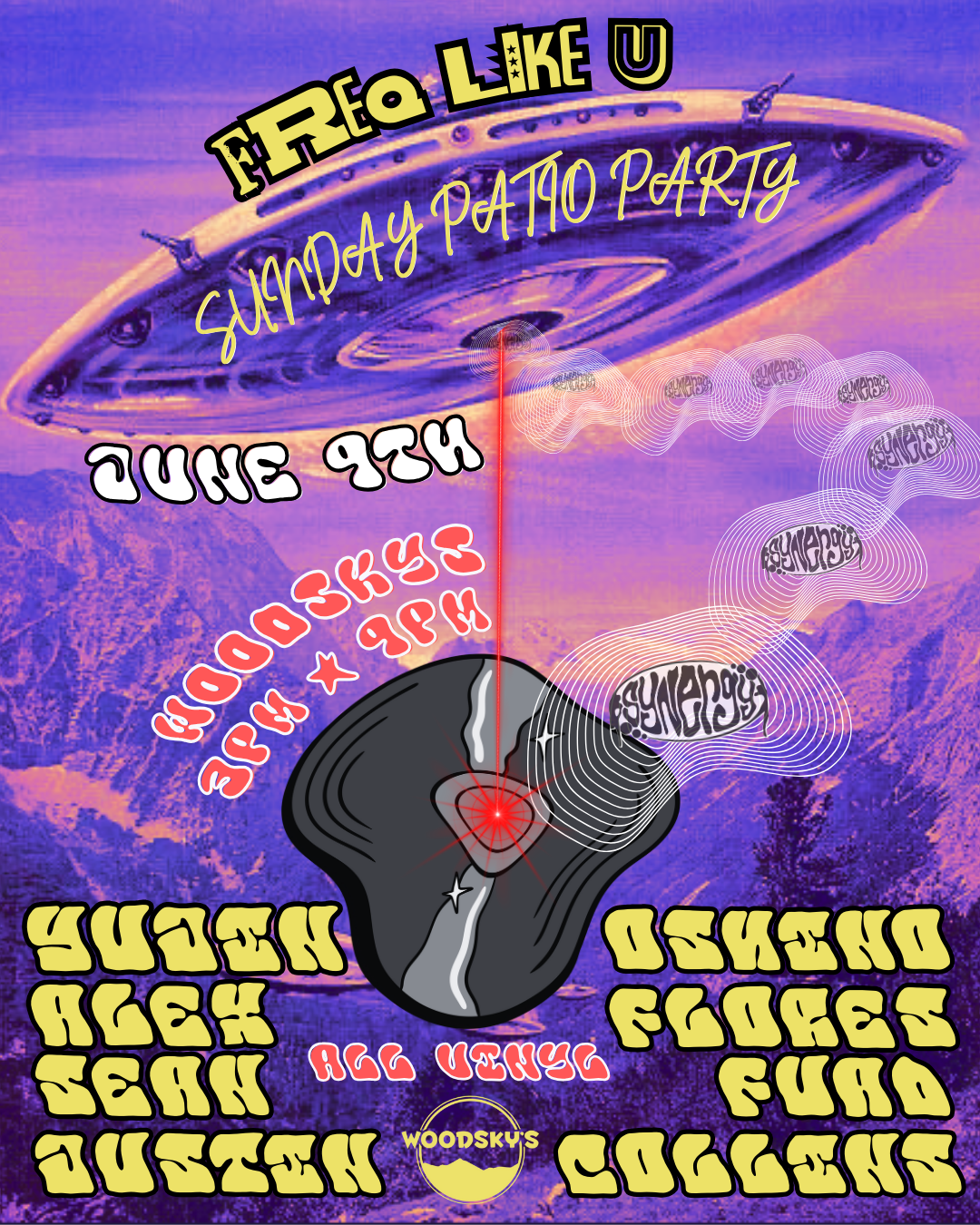 Synergy presents: Freq Like U - Open Air Day Party at Woodsky's, Seattle