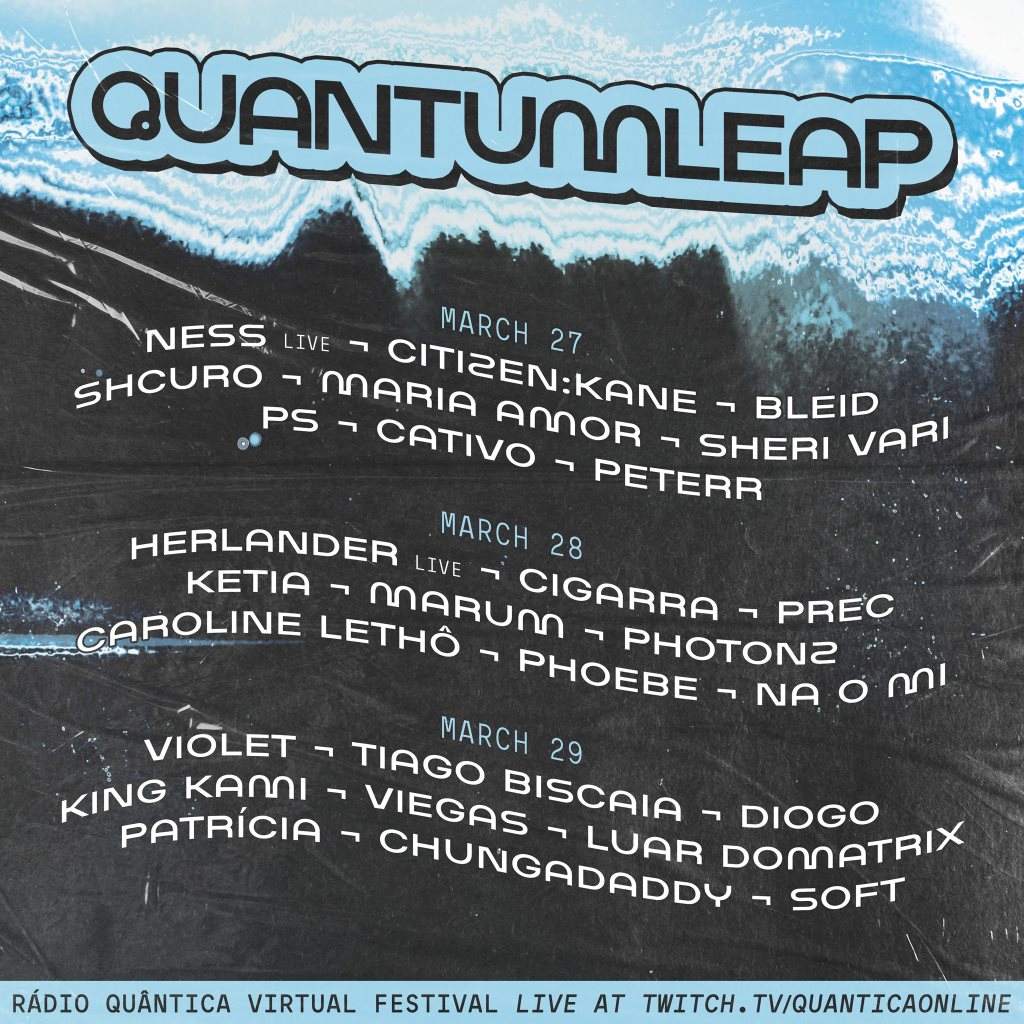 LIVESTREAM - QUANTUMLEAP Rádio Quântica Virtual Festival - Lisbon at Livestream,