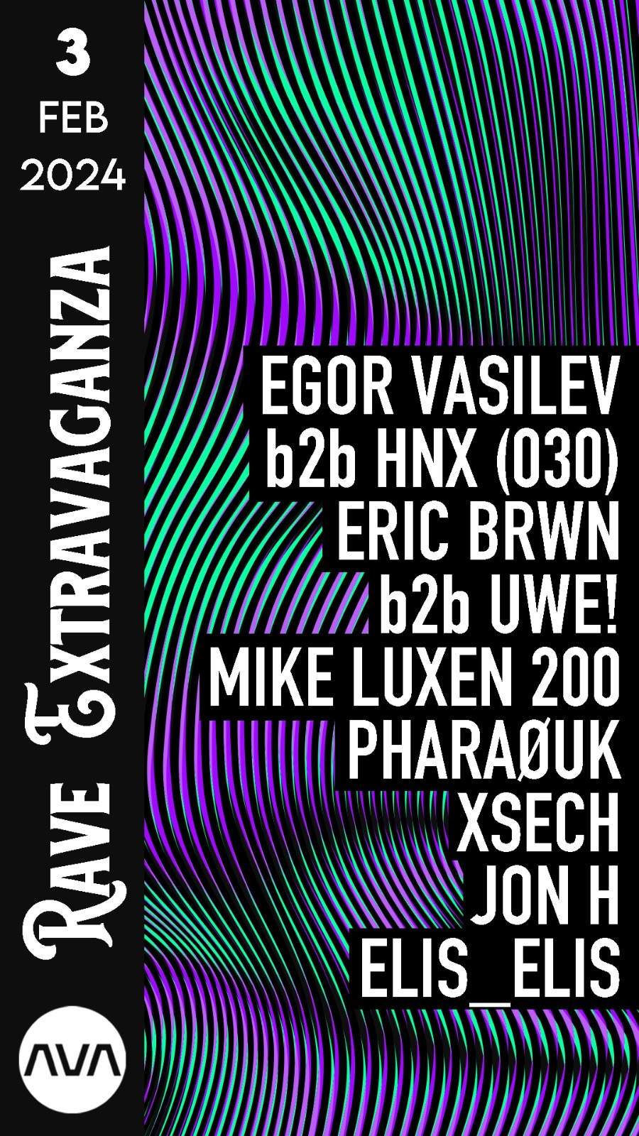 Rave Extravaganza at AVA Club, Berlin