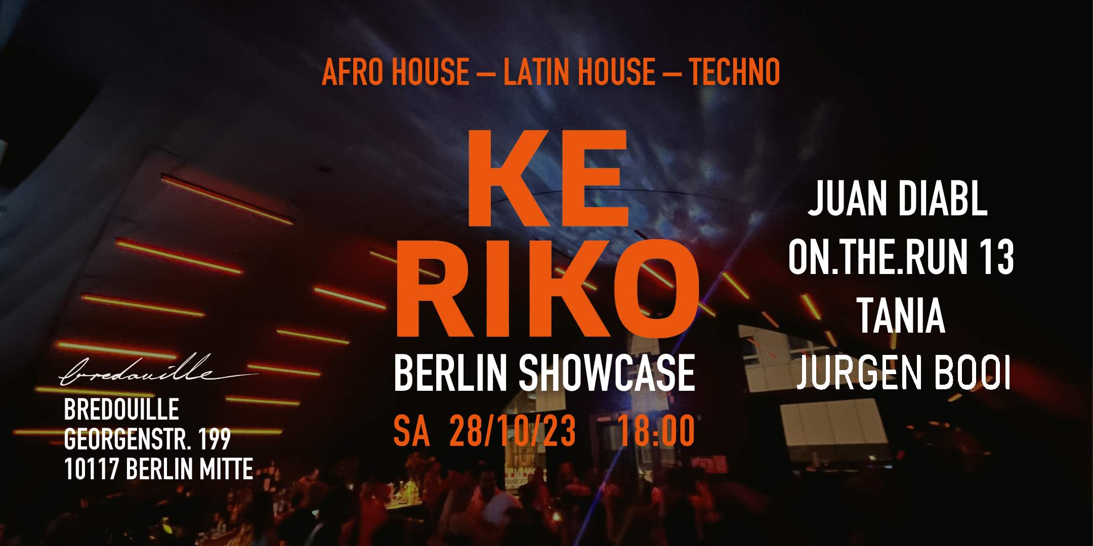 KE-RIKO BERLIN Afro House - Latin House - Tech House - Techno at ...