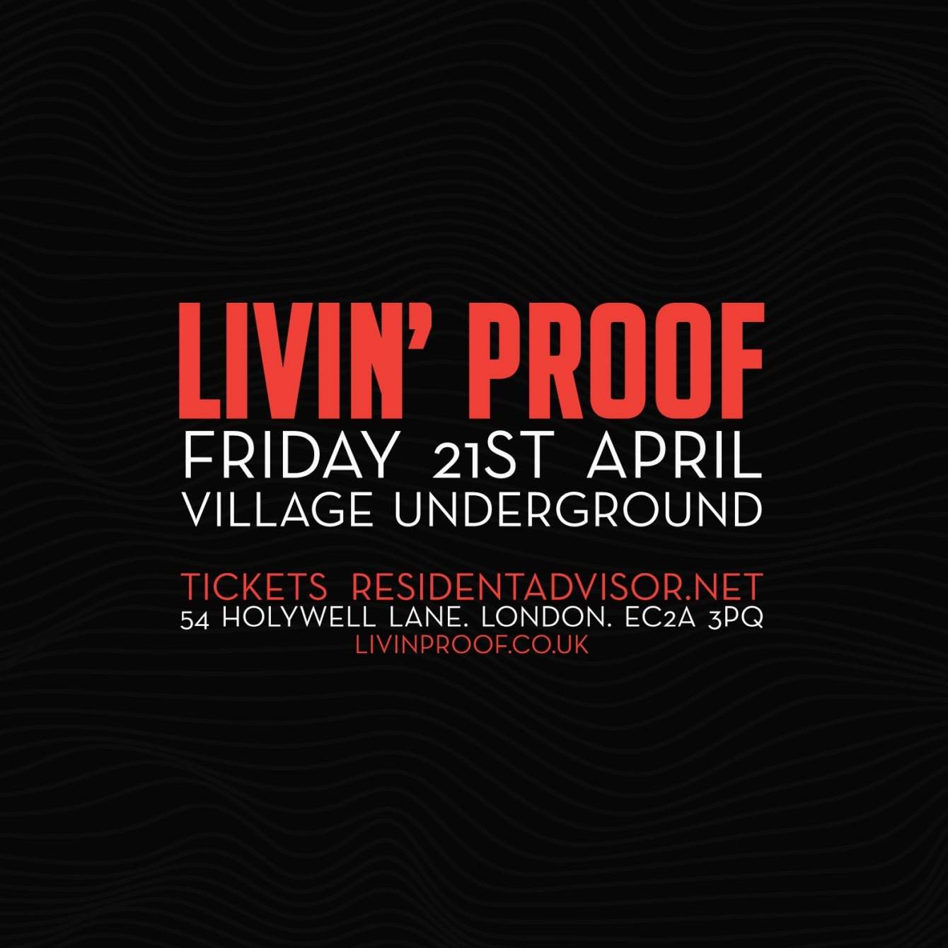 Livin Proof bei Village Underground, London