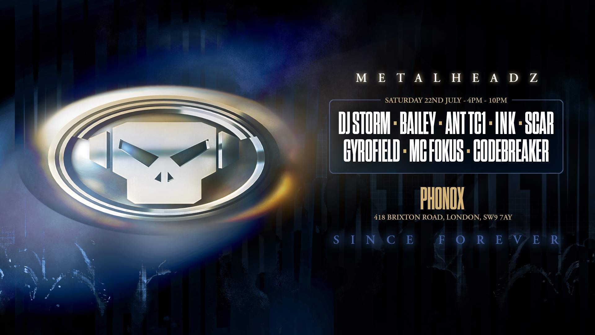 Metalheadz: DJ Storm, Bailey, Ant TC1, Ink, SCAR, gyrofield, MC Fokus ...