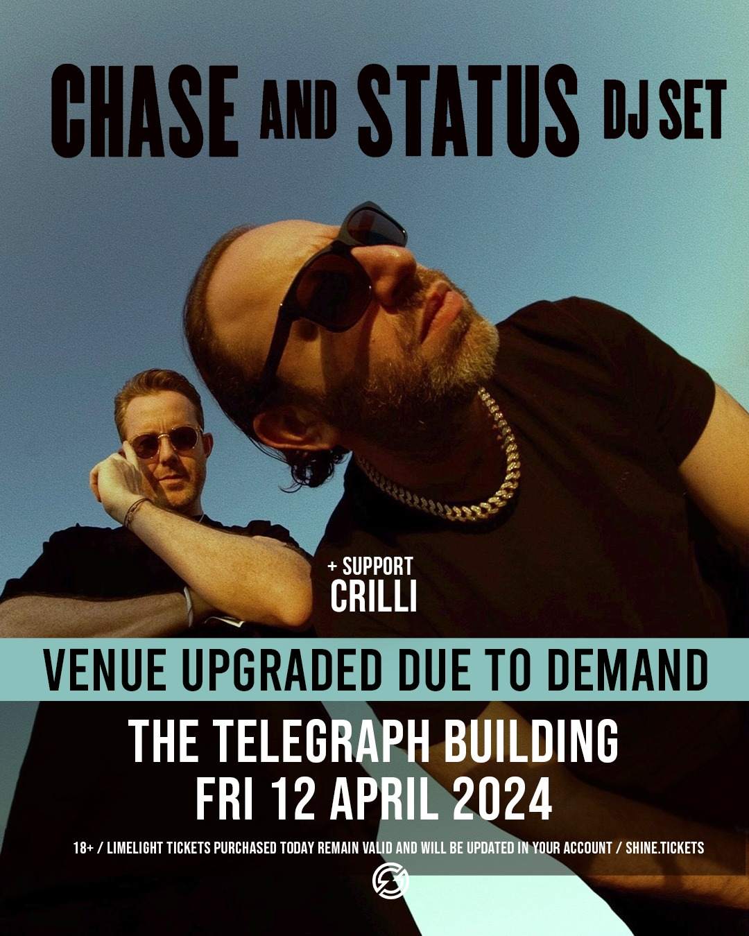 Chase & Status (DJ Set) + Crilli at The Telegraph Building, Belfast