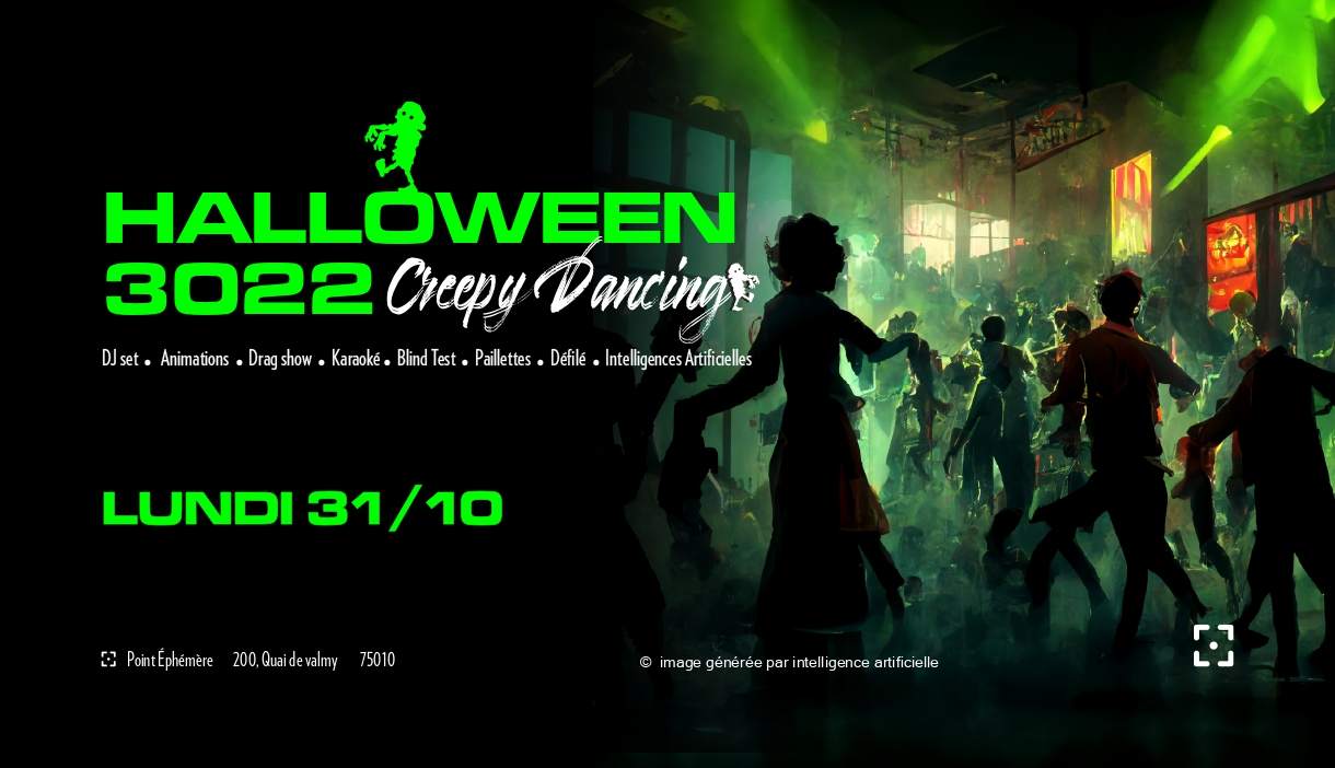 Halloween 3022 : Creepy Dancing at Point Ephémère, Paris