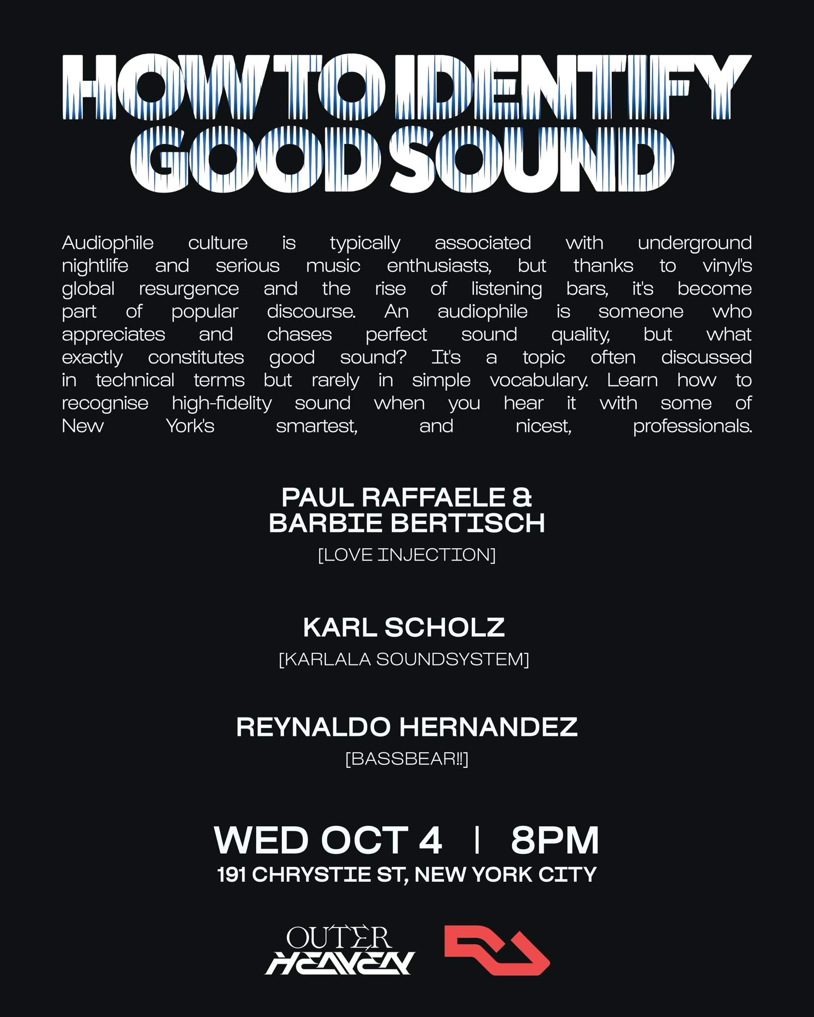 Resident Advisor Panel Discussion: How To Identify Good Sound at Outer ...