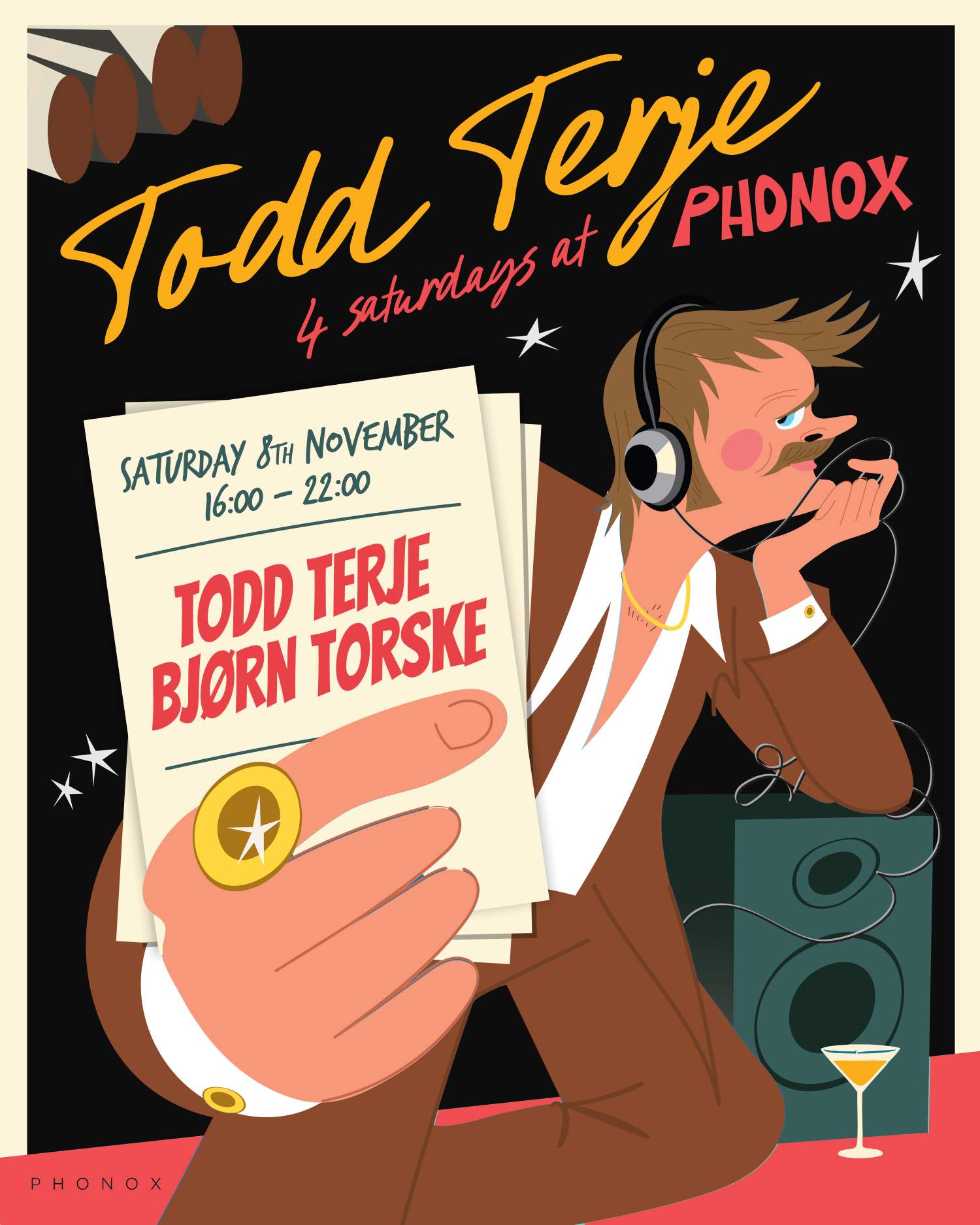 Todd Terje & Bjørn Torske - 4 Saturdays at Phonox (8th Nov) at Phonox ...