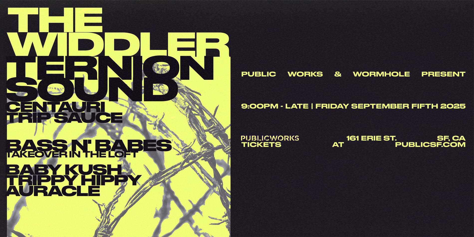 The Widdler + Ternion Sound (Final Tour) presented by Public Works and ...