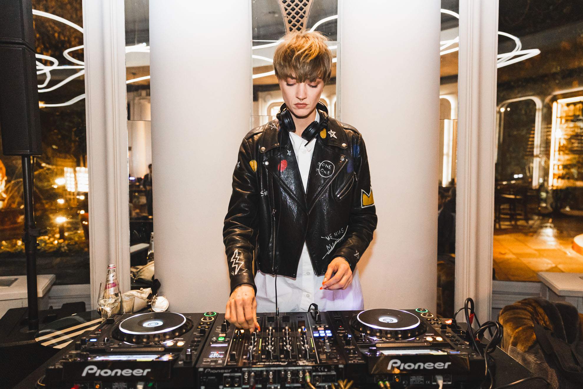 Resident DJ Rie Kiriiaka at Hotel Diana Majestic, Milan