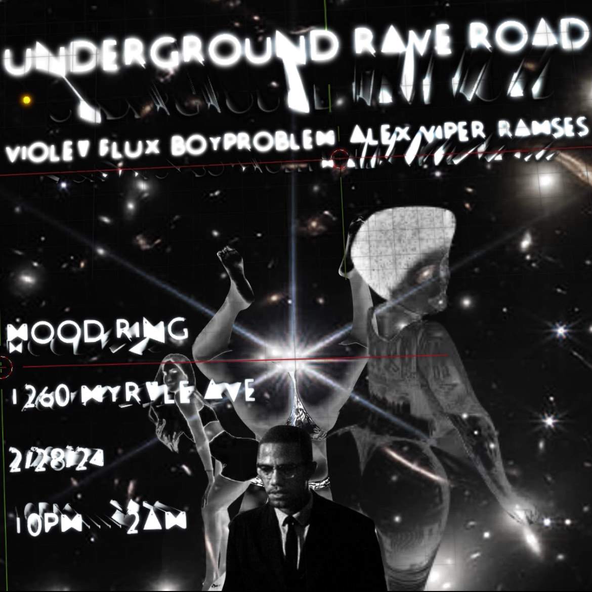 Underground Rave Road at Mood Ring, New York City