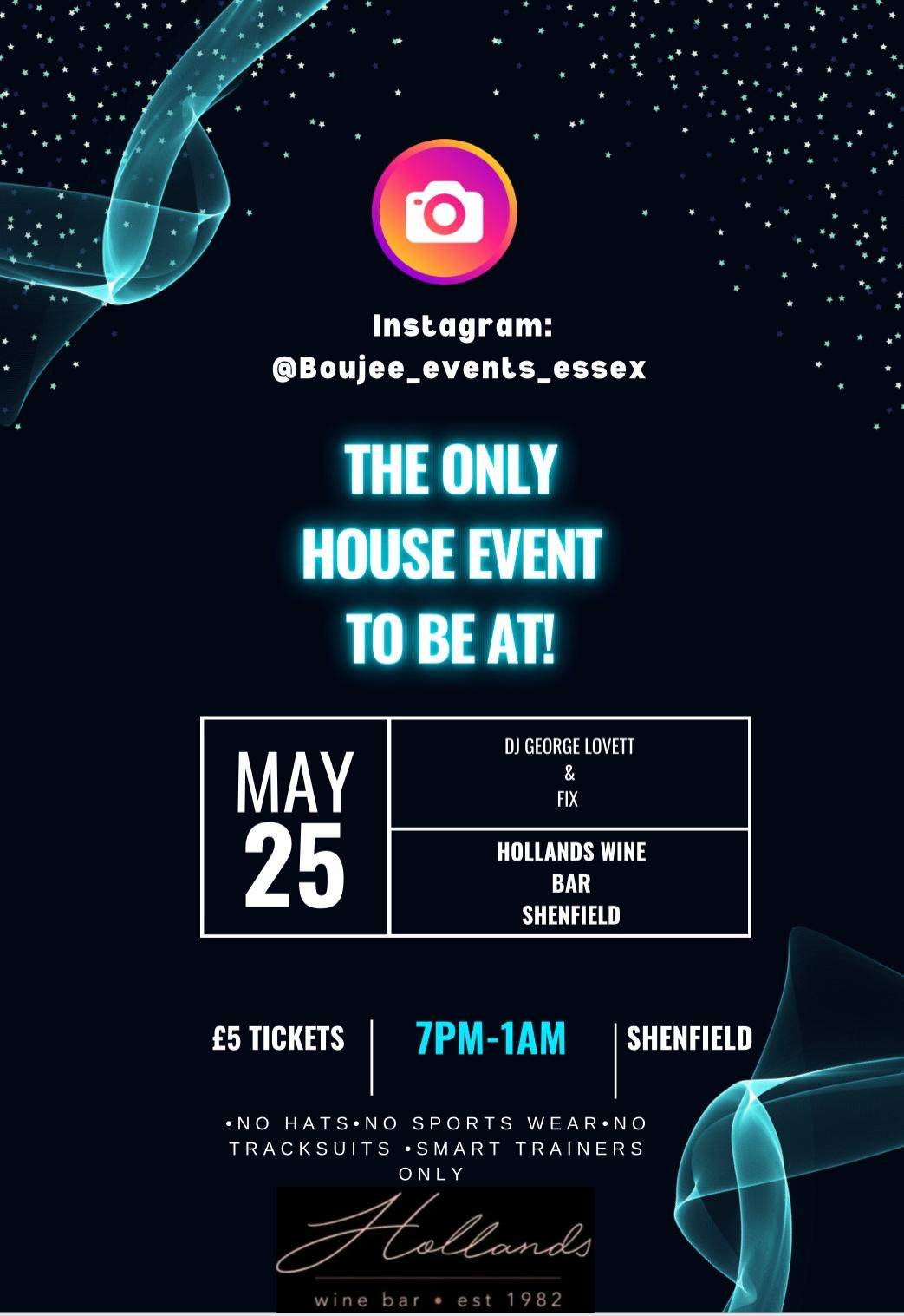 Boujee Events Launch Party House Party at Hollands Wine Bar, London