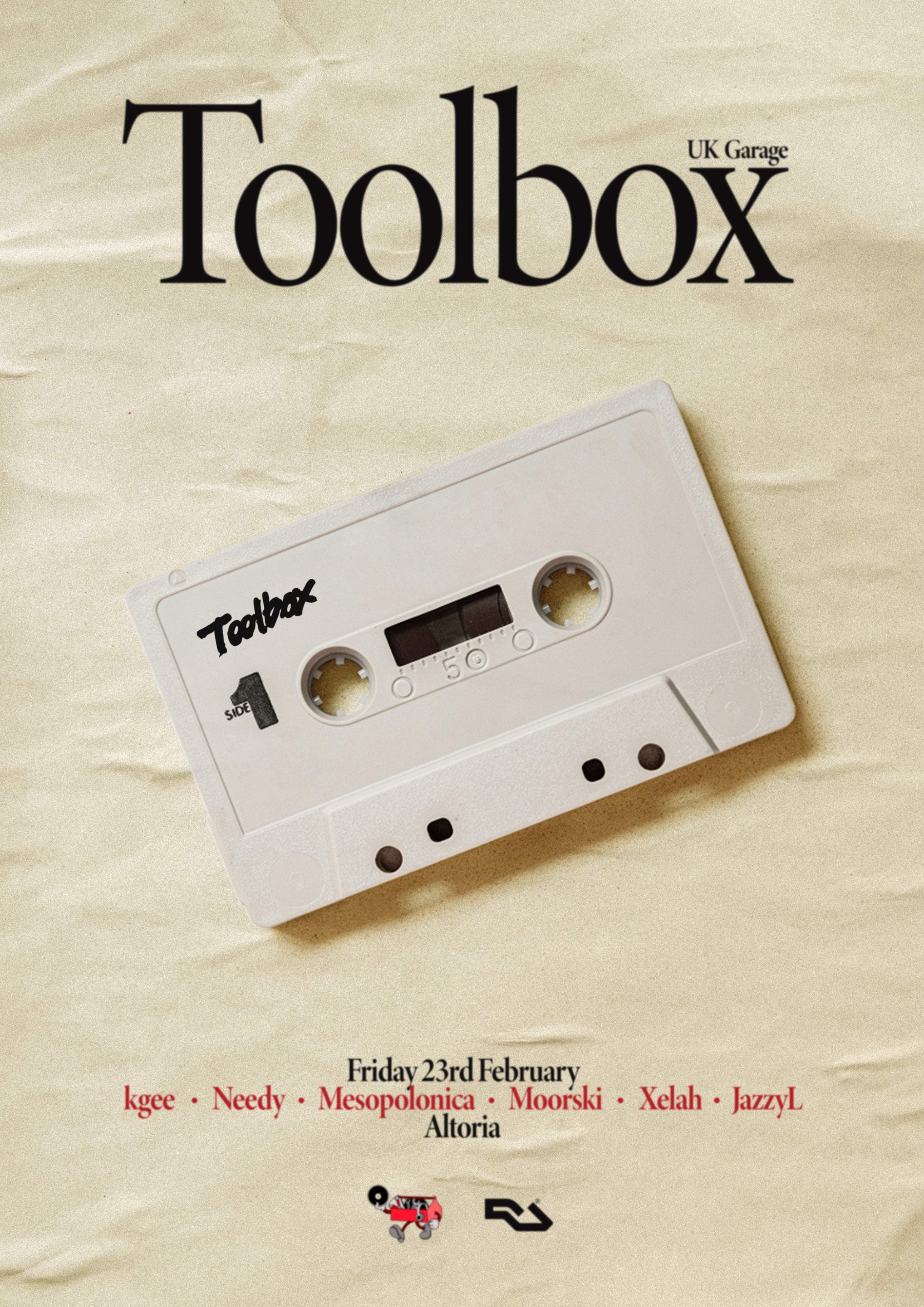 Toolbox: 23rd February at Altoria, Midlands