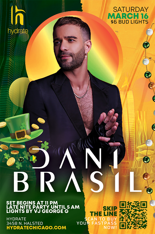 Dani Brasil - St. Patricks Weekend at Hydrate Nightclub, Chicago