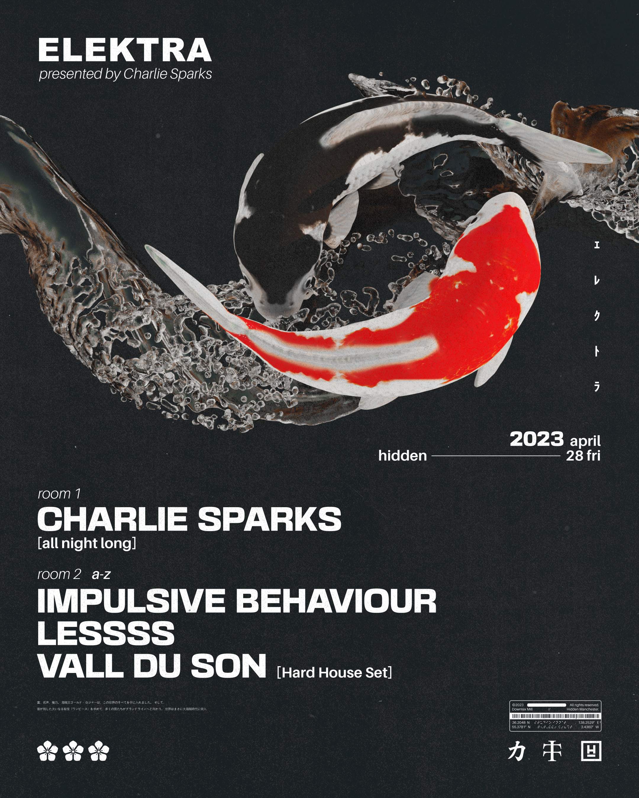 Teletech x Elektra: charlie sparks [all night long], lessss, vall du ...