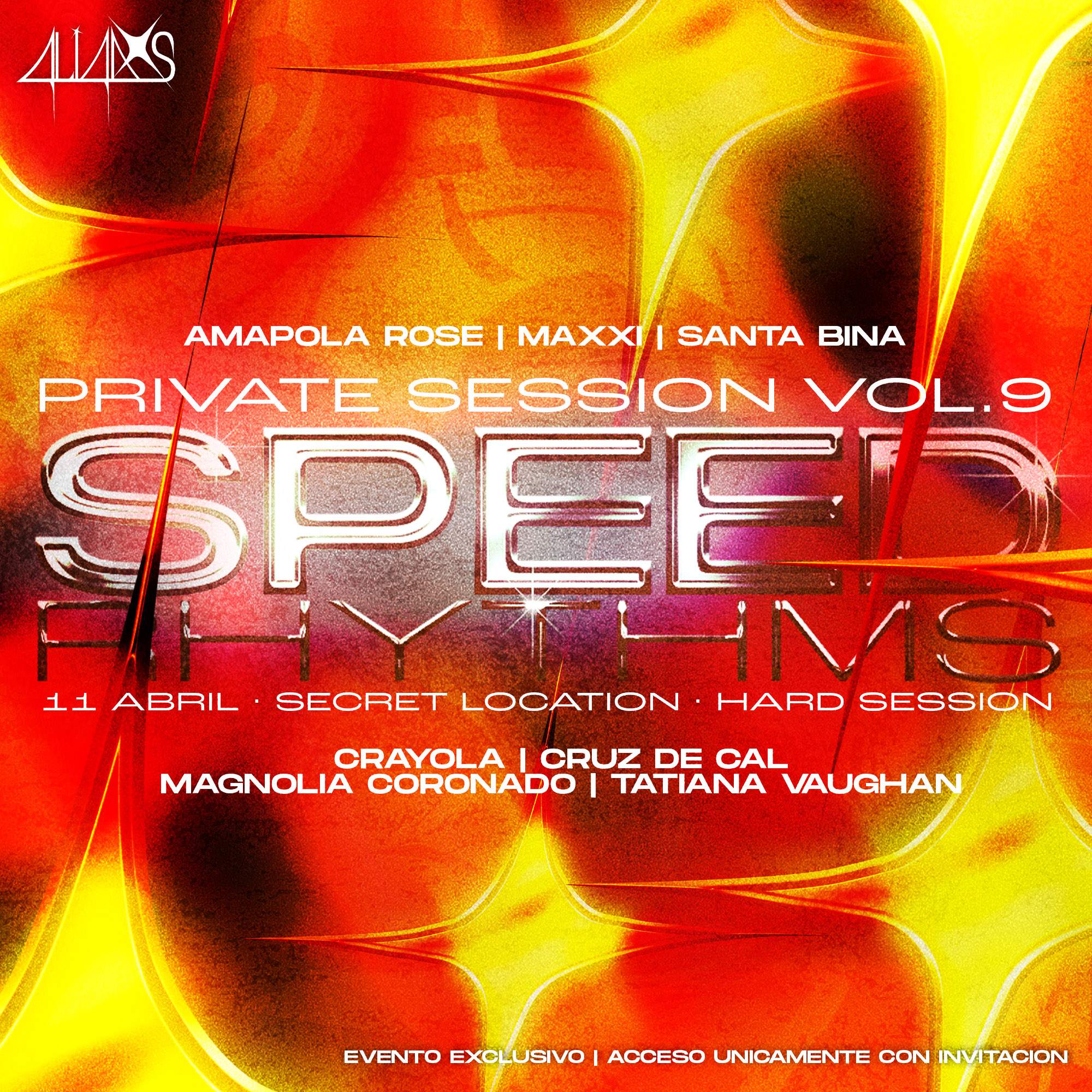 SPEED RHYTHMS - PRIVATE SESSION VOL.9 x 4LI4DXS at TBA - Secret ...