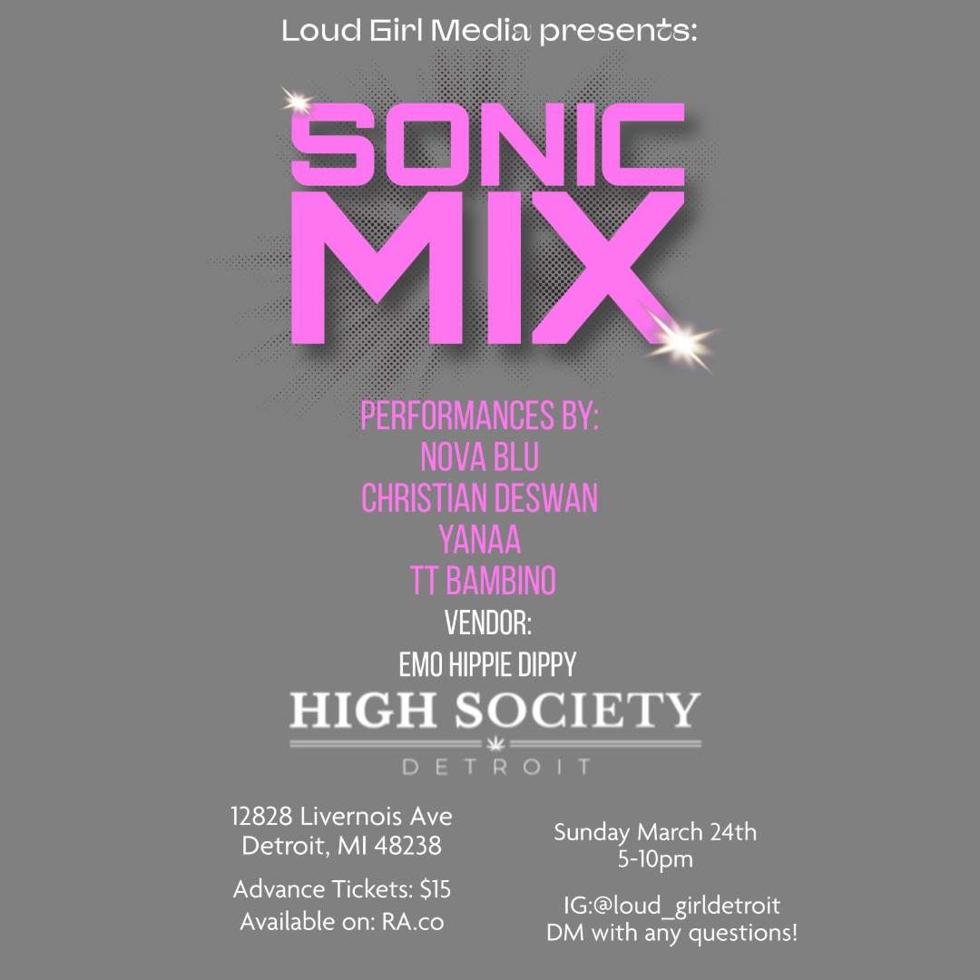 [CANCELLED] Loud Girl Media presents: Sonic Mix at TBA - HIGH SOCIETY ...